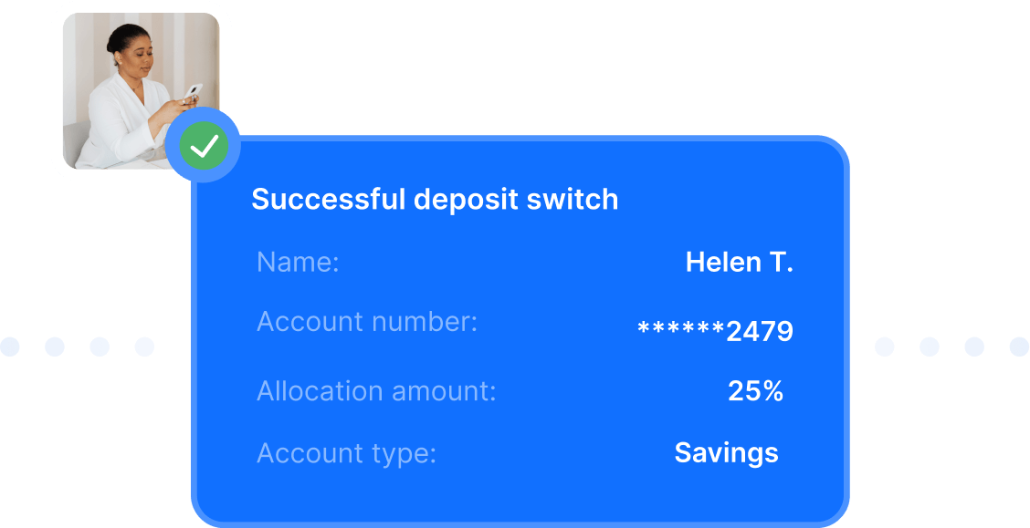 Deposit Switch | Pinwheel