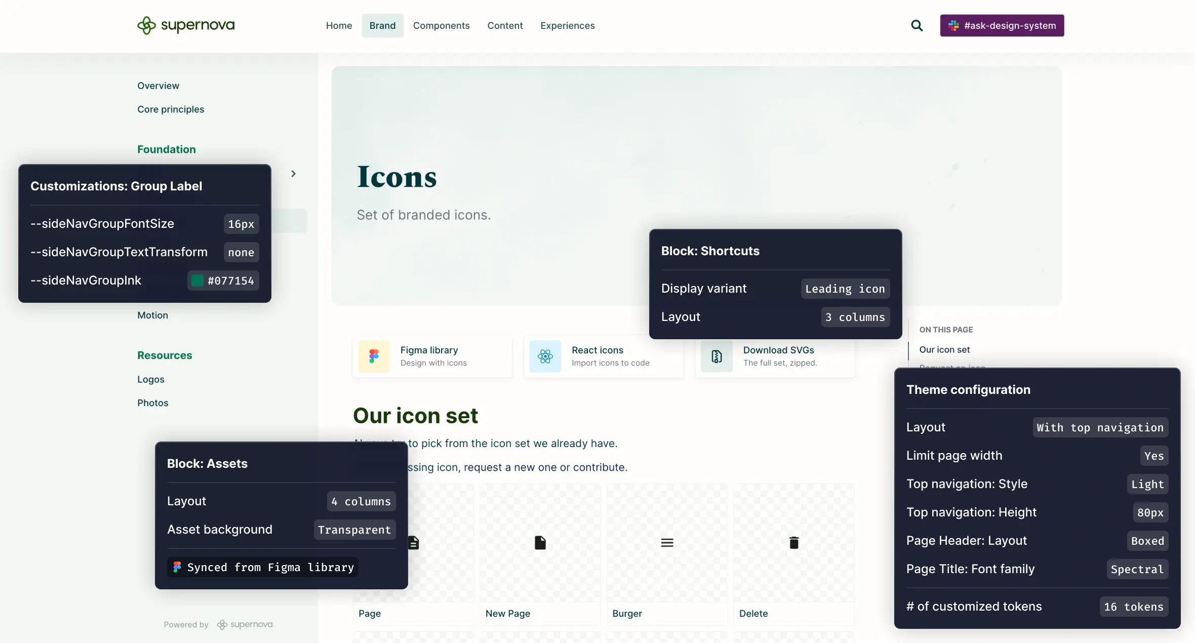Supernova — Design systems made easy.