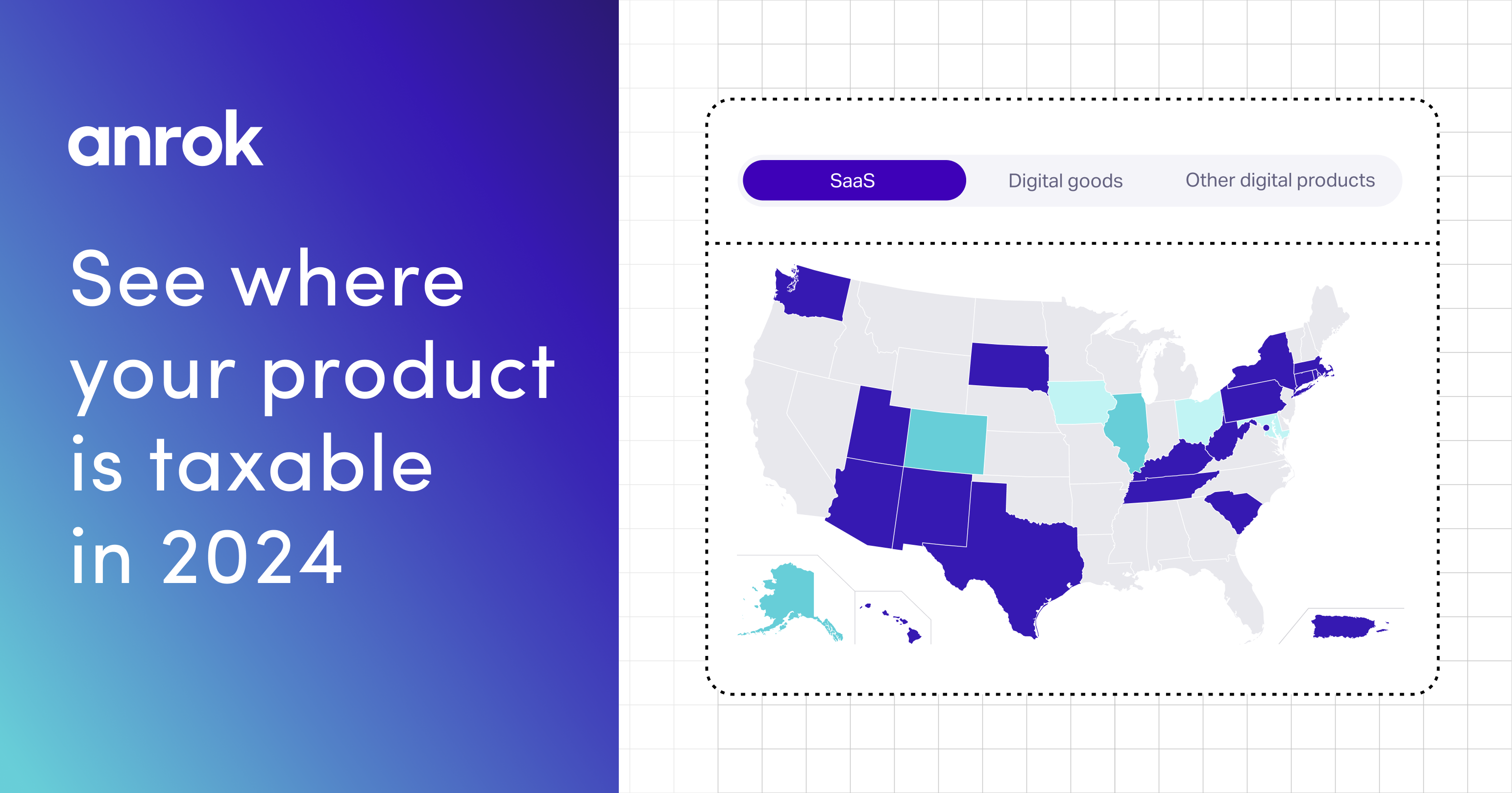 Free sales tax tool: See where your product is taxable | Anrok