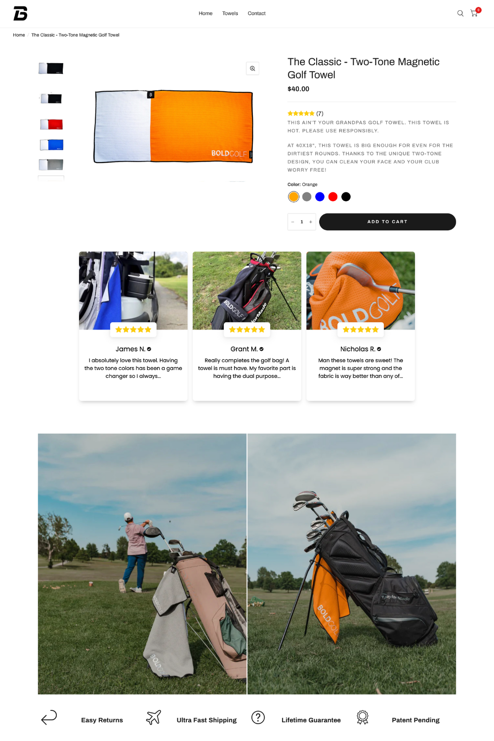 Bold Golf | Website Design By 253 Media
