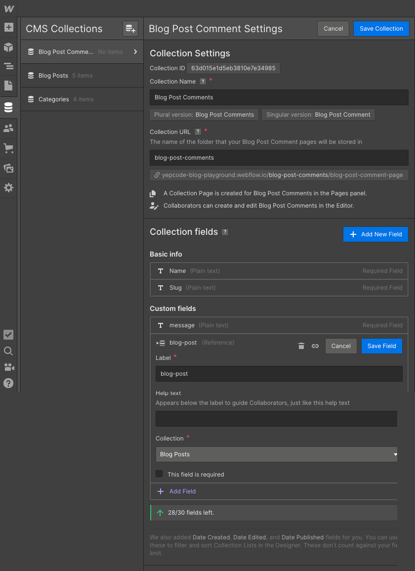 Support visitor comments in Webflow blog using YepCode forms - YepCode Support visitor comments in Webflow blog using YepCode forms - YepCode