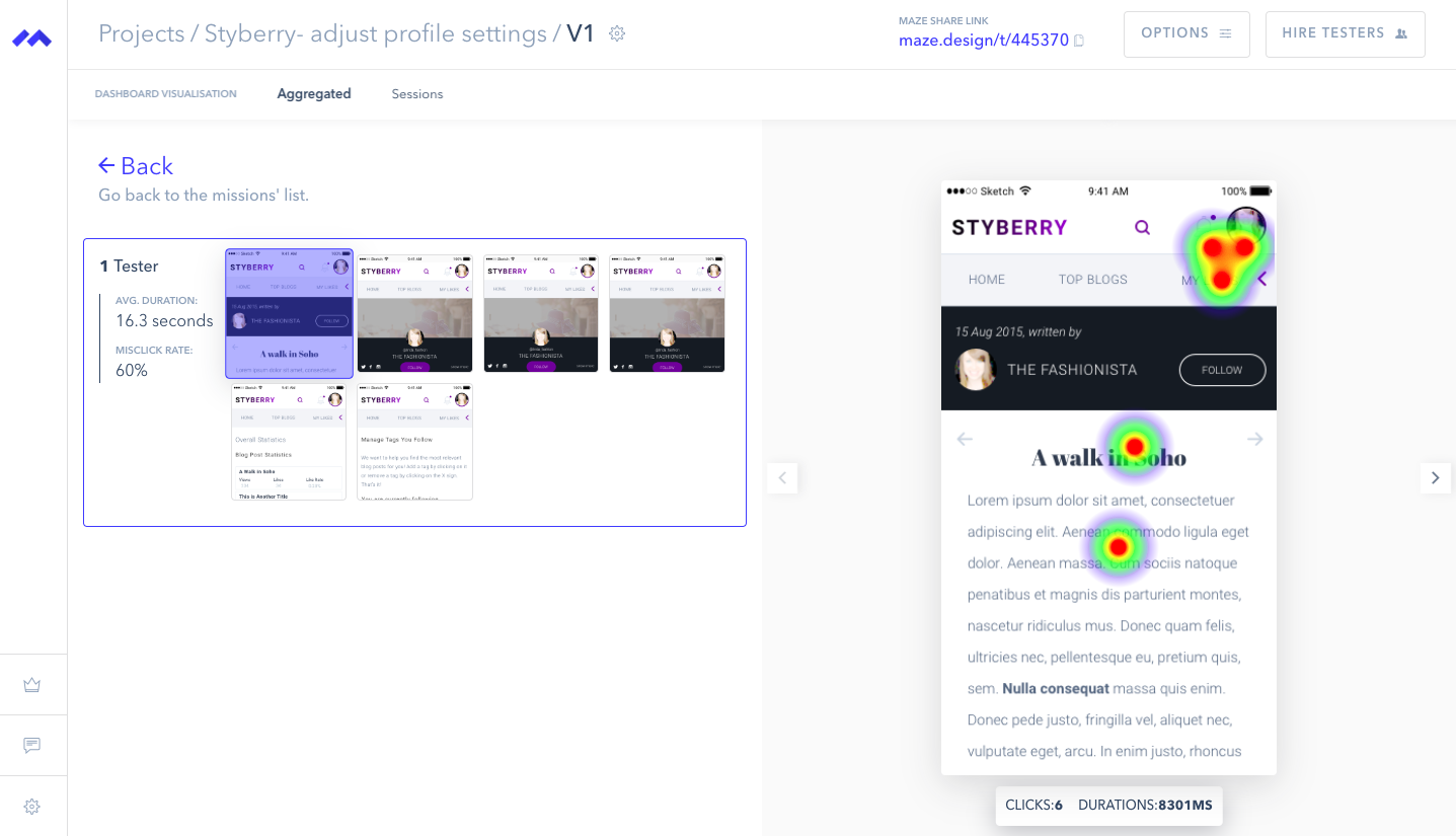 How to set up remote user testing with Maze