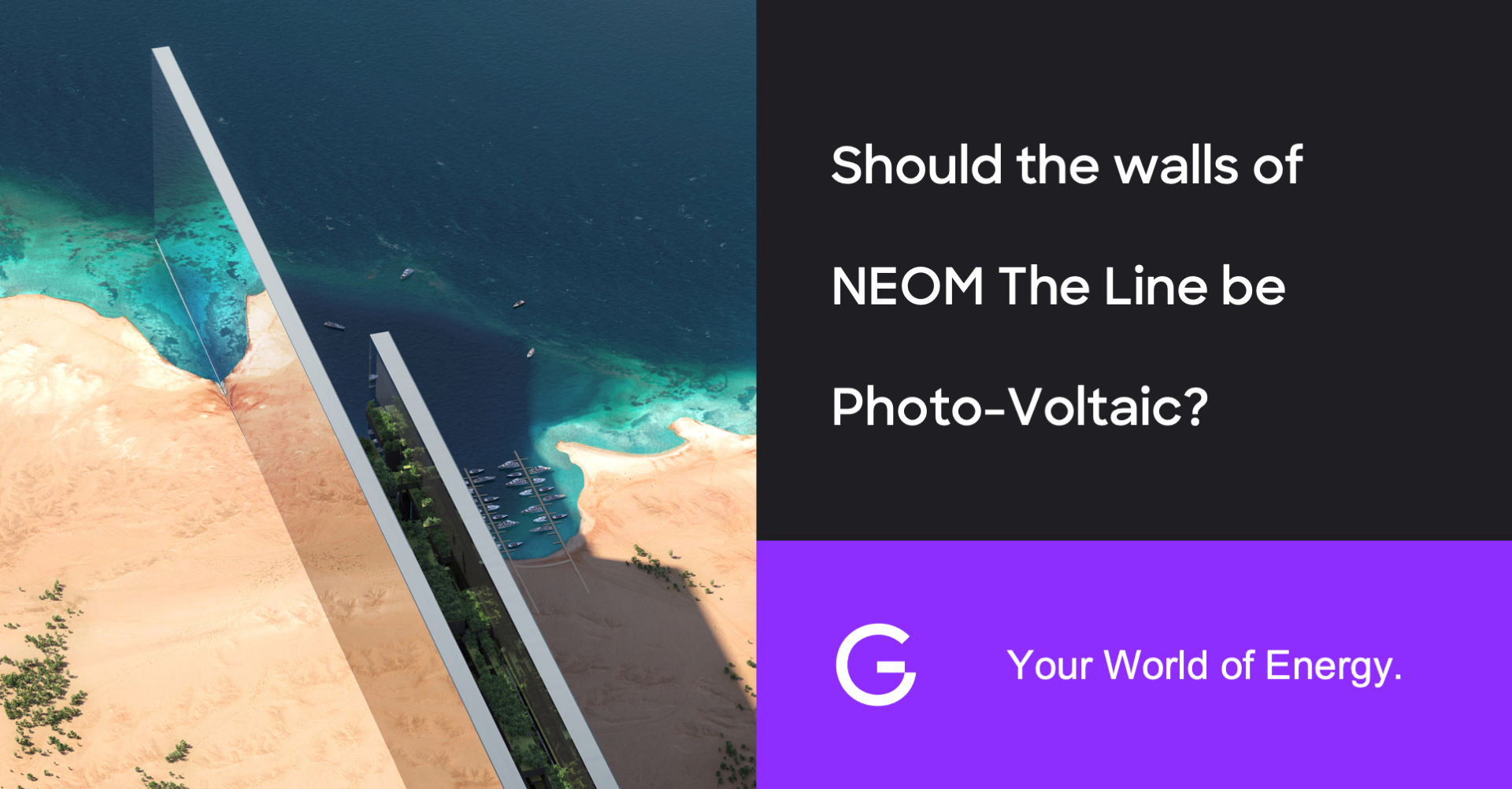 Making NEOM The Line Photo-Voltaic