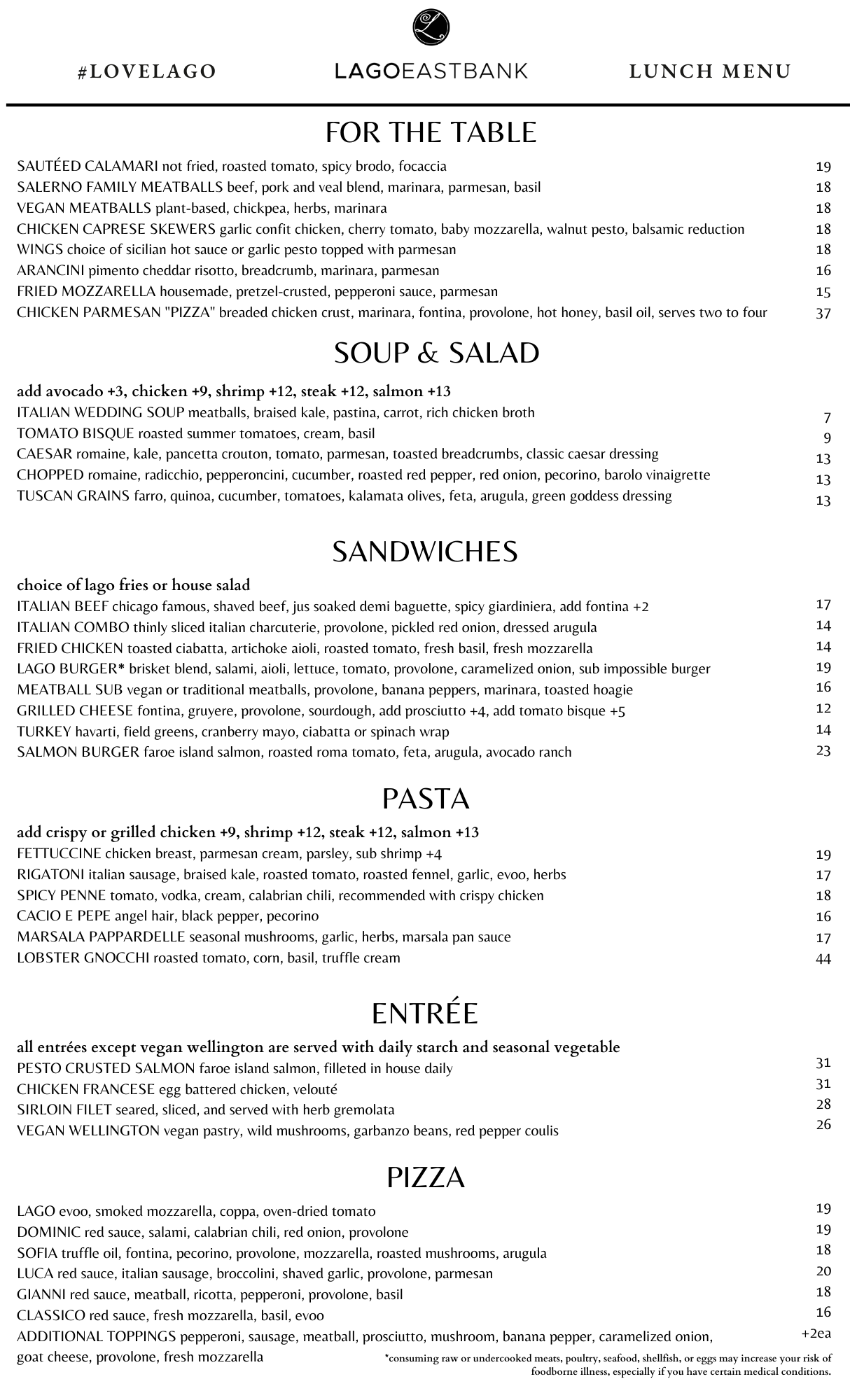 Lago East Bank | About Us