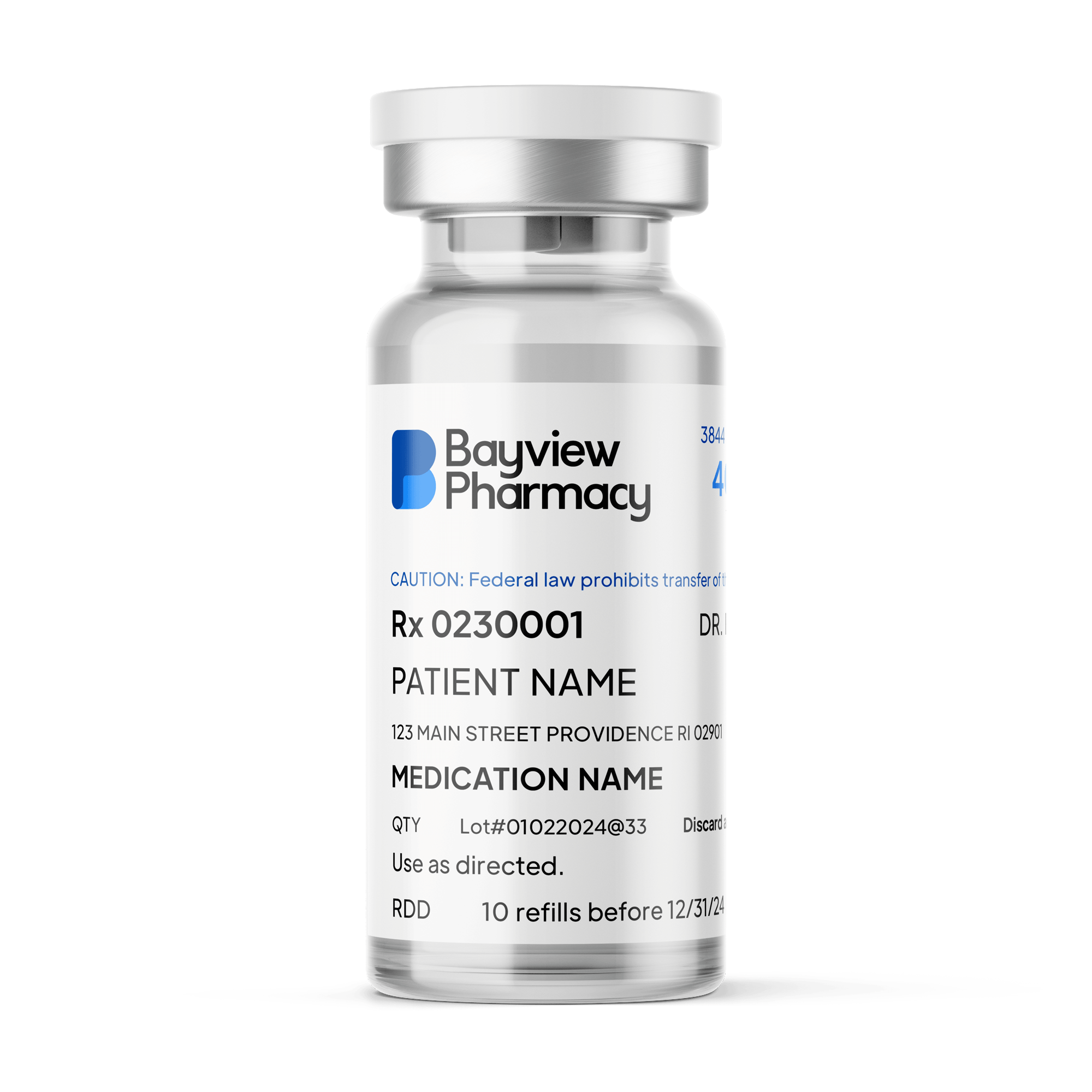 Phenylephrine HCl 1 mg/ml Injection Solution | Formulas | Bayview Pharmacy