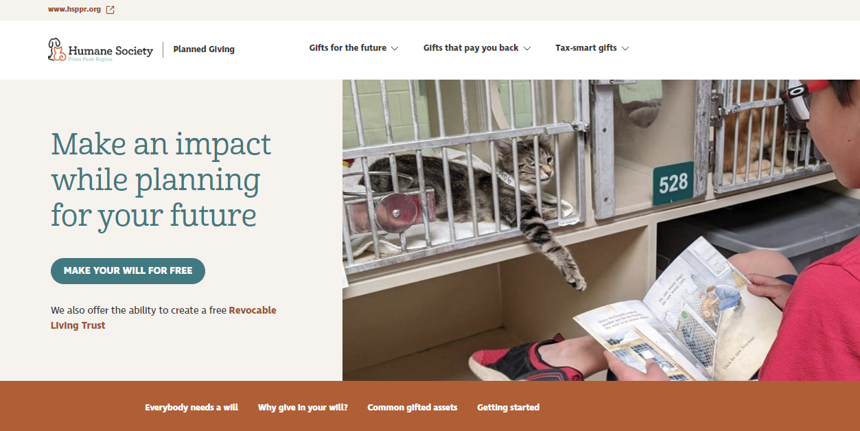 Creating a planned giving microsite | Blog | Resources | FreeWill