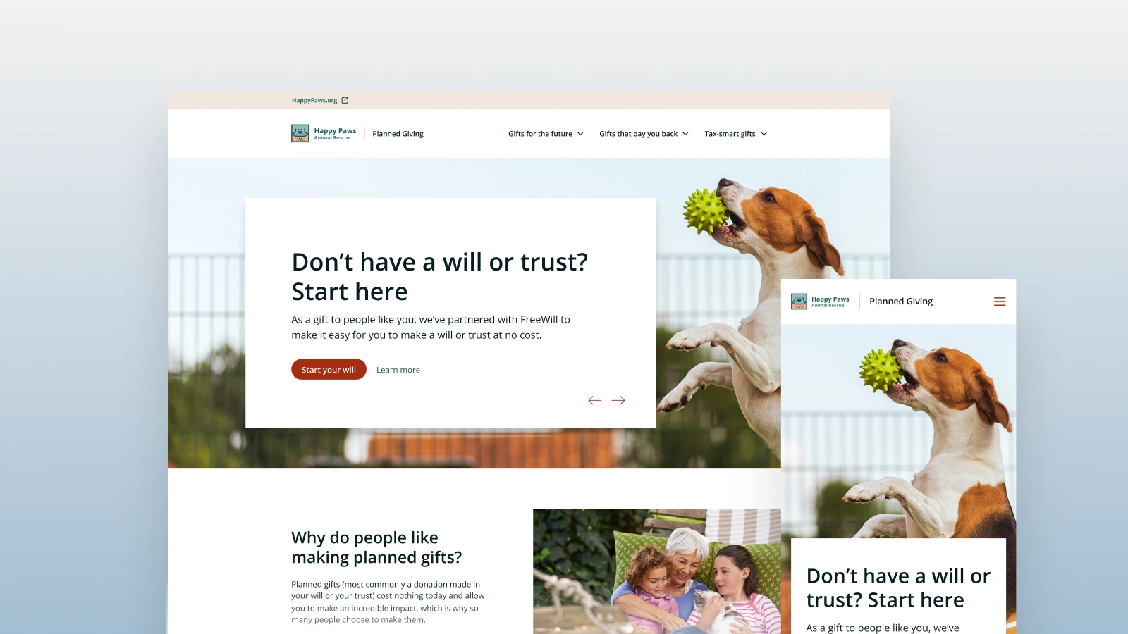 Introducing: Planned Giving Microsites, by FreeWill | Blog | Resources ...