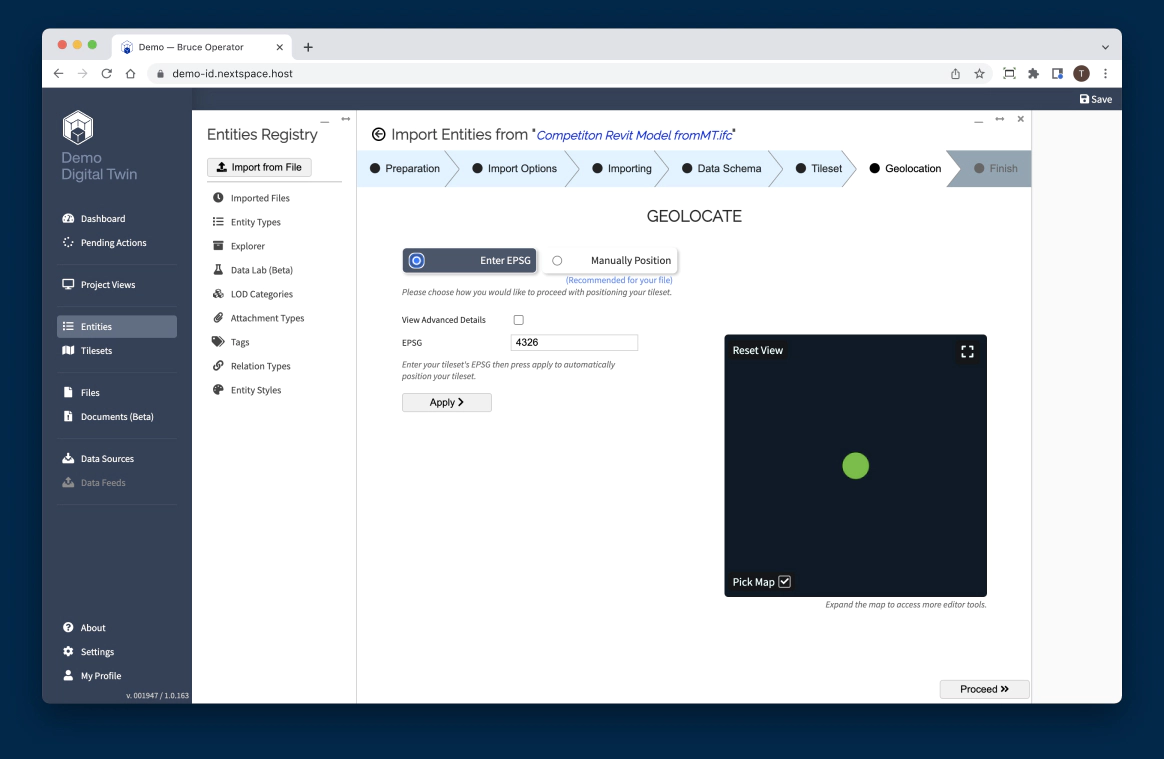 Nextspace digital twin platform — Nextspace Ltd