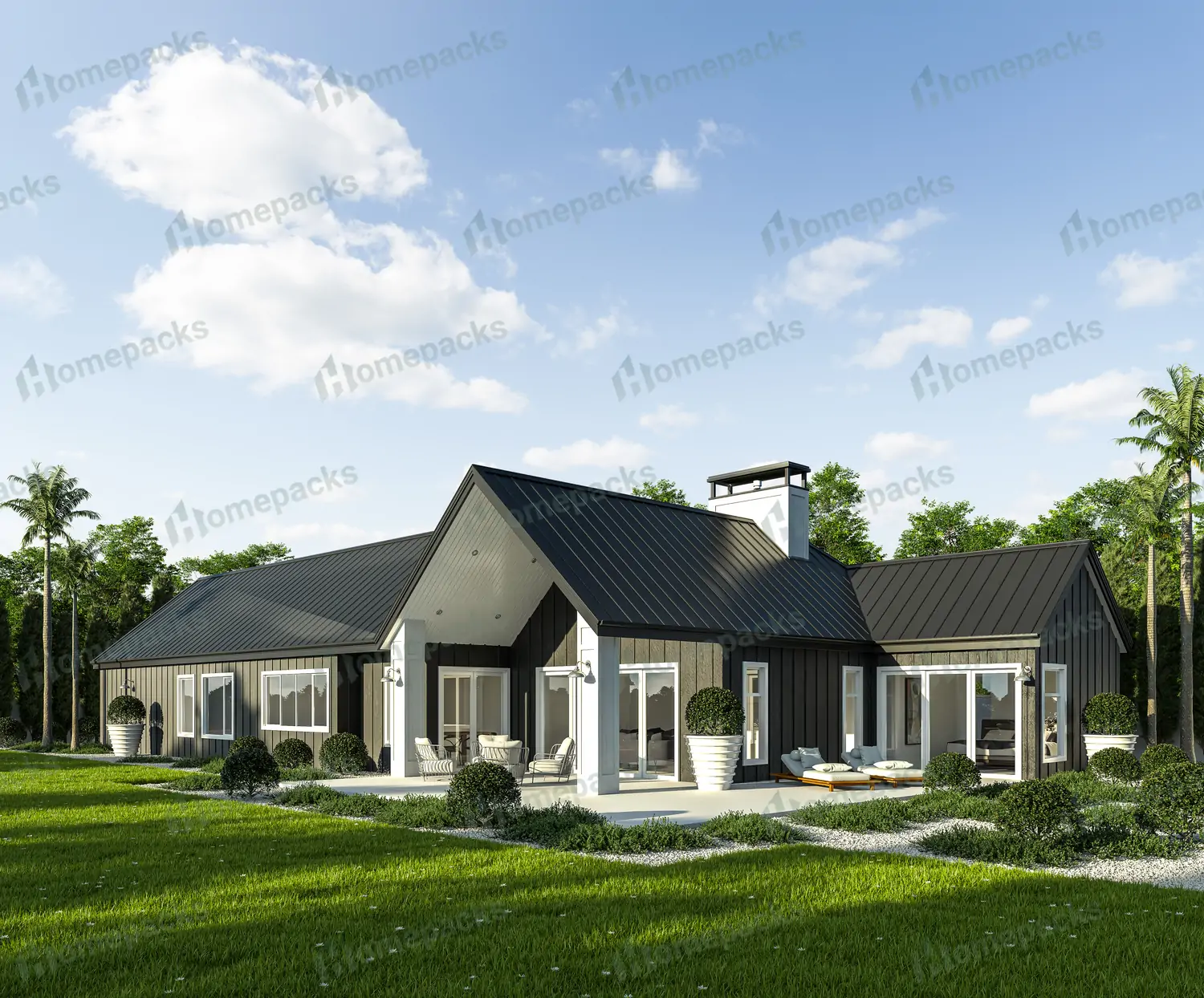 Modern Barnhouse - Concept House Plans