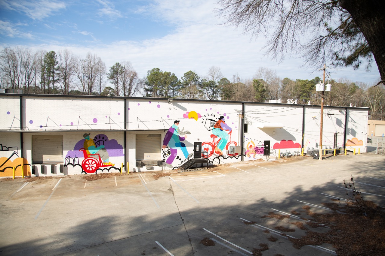 New Saltbox Mural in Atlanta: A Celebration of Big Ideas