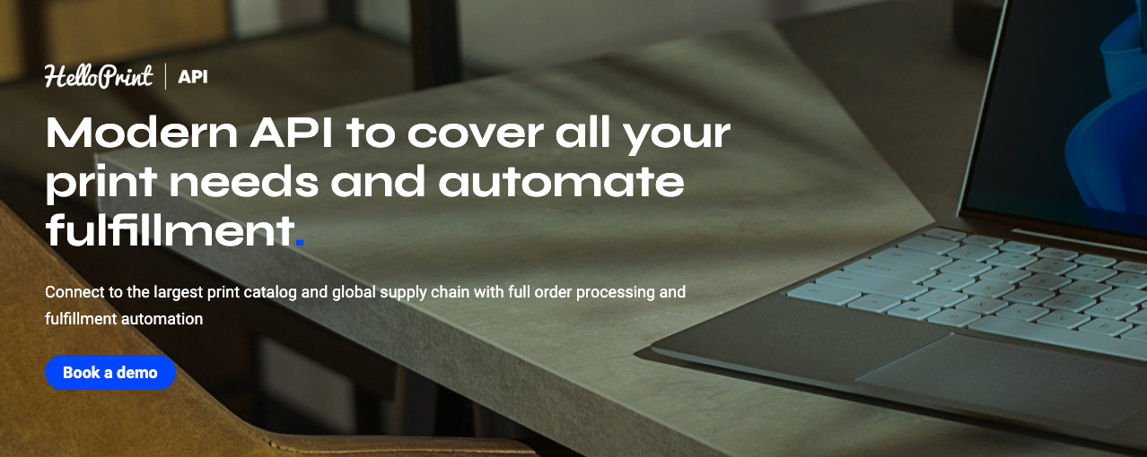 Modern print API to cover all your print needs and automate fulfillment.