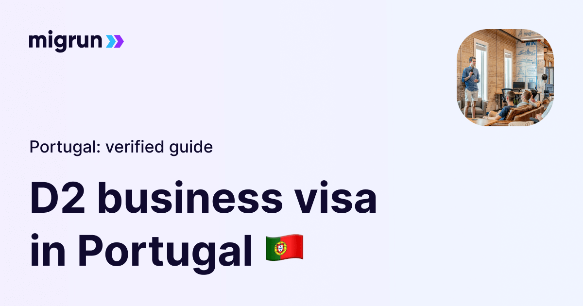 D2 Visa Portugal Requirements | Entrepreneur Visa Portugal | Portugal ...
