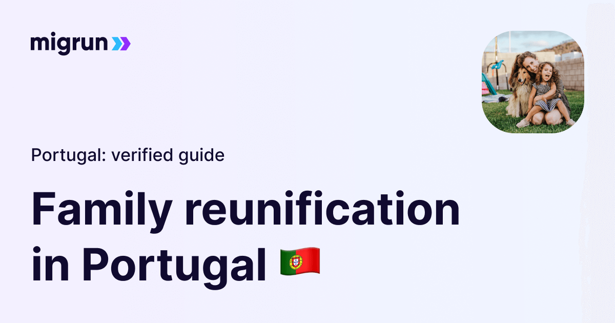 Portugal Family Reunification Visa | D6 Portugal Family Visa Requirements