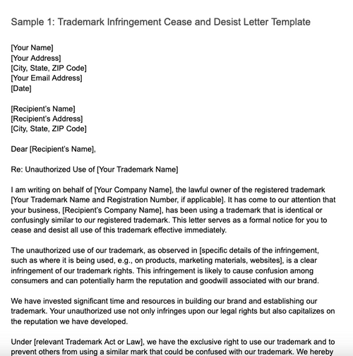 Cease and Desist Letter Template | Learn How to Protect your Rights