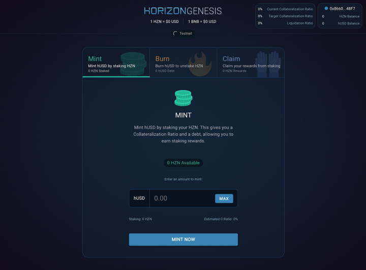 Horizon Genesis Testnet Horizon Genesis Testnet