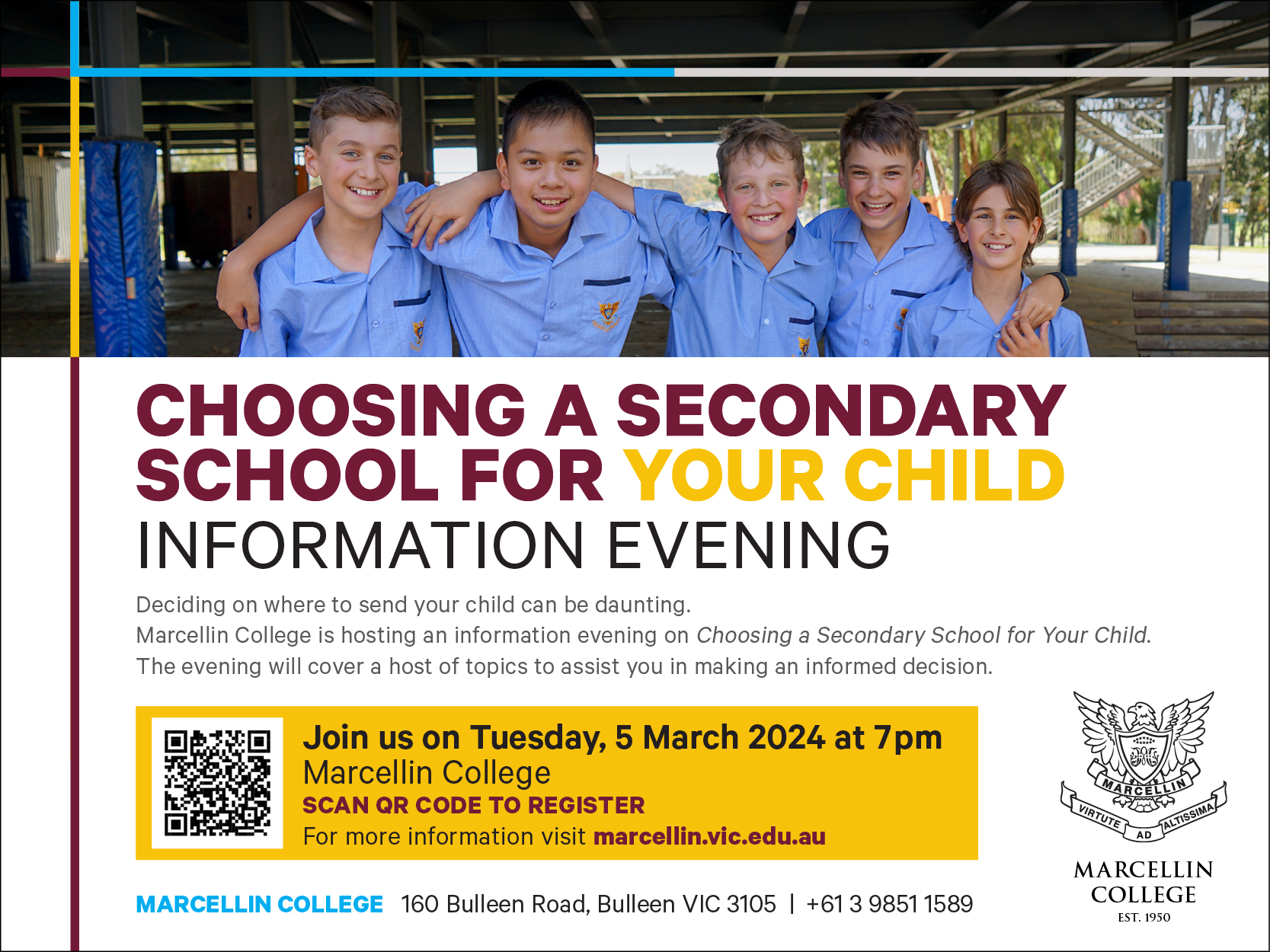 Marcellin College | Catholic Boys School Melbourne