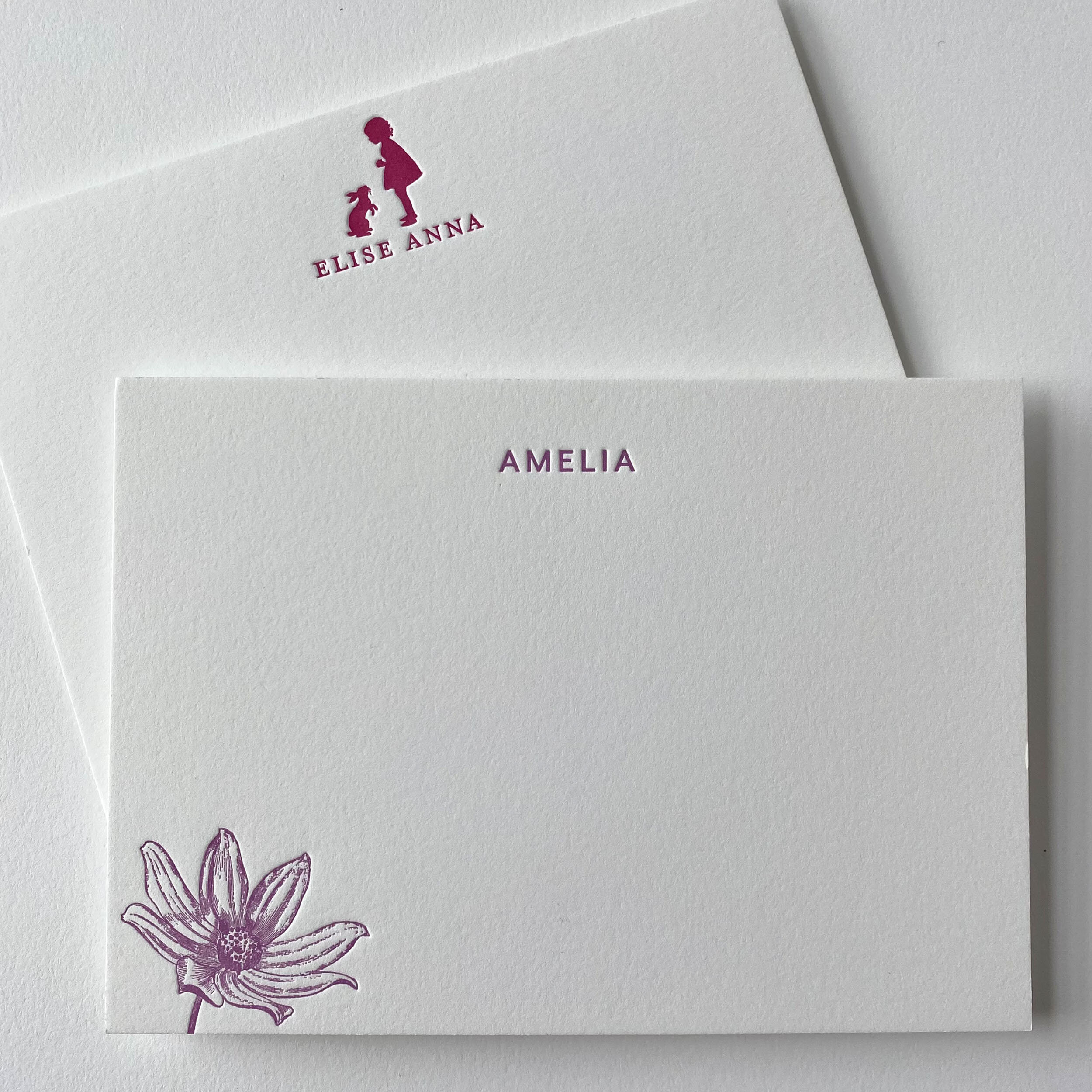 Little Girl's Notes — Journal — Sesame Letterpress & Design