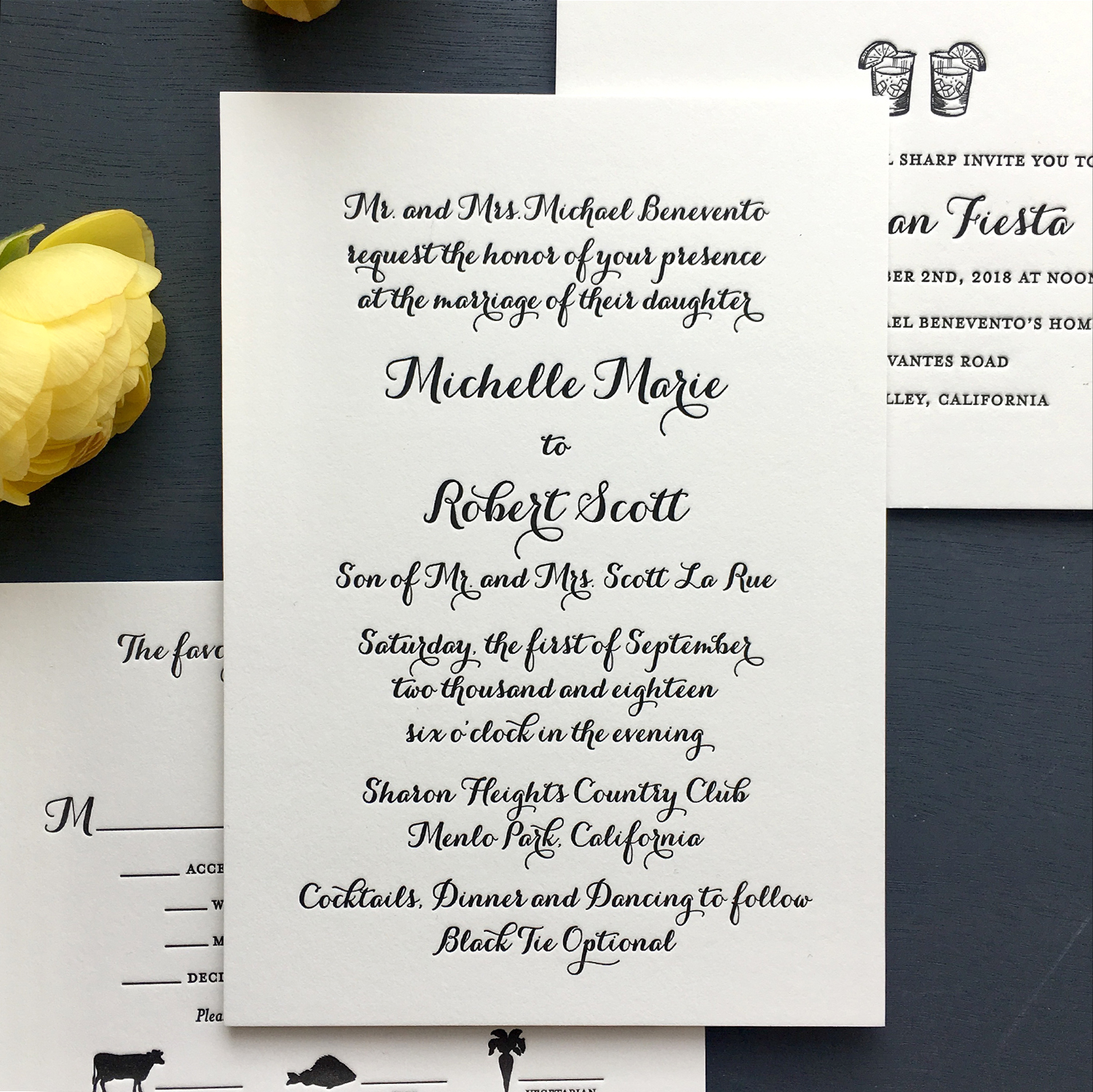 All Script Invitations — Journal — Sesame Letterpress & Design