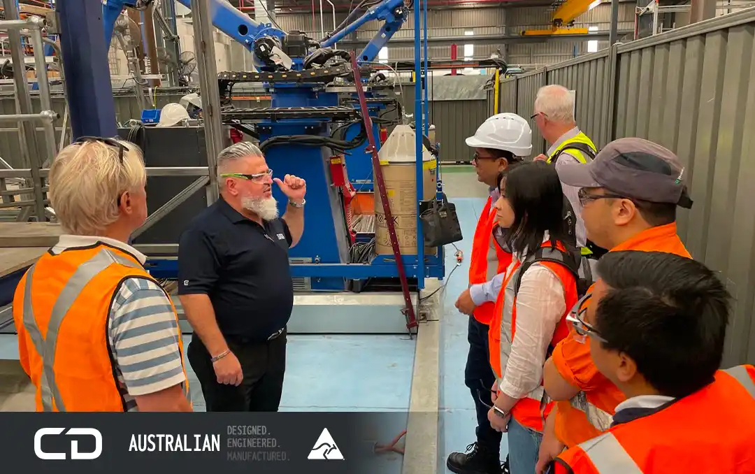 Engineers Australia receives a Custom Denning factory tour | Custom Denning