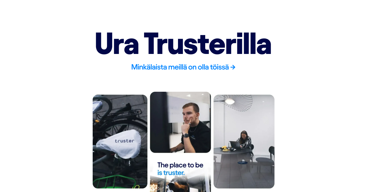 Careers at Truster | Truster..com