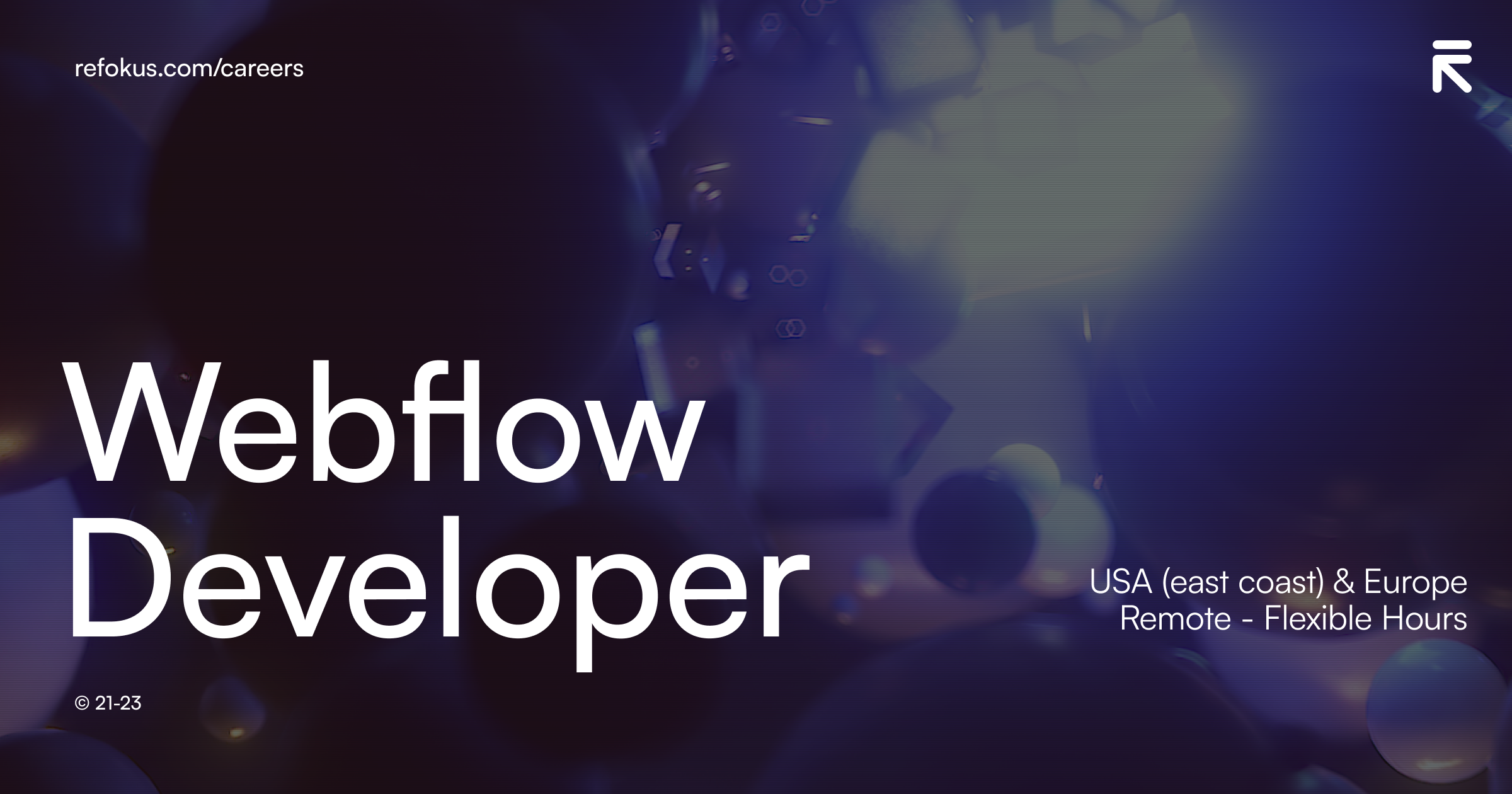 Refokus Careers: Webflow Developer