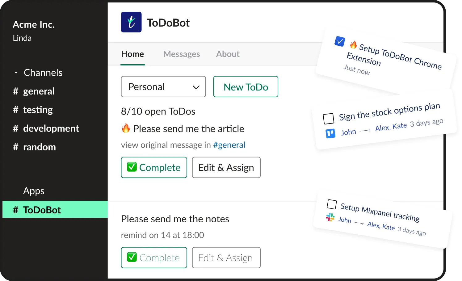 Slack Bot Development | Upsilon
