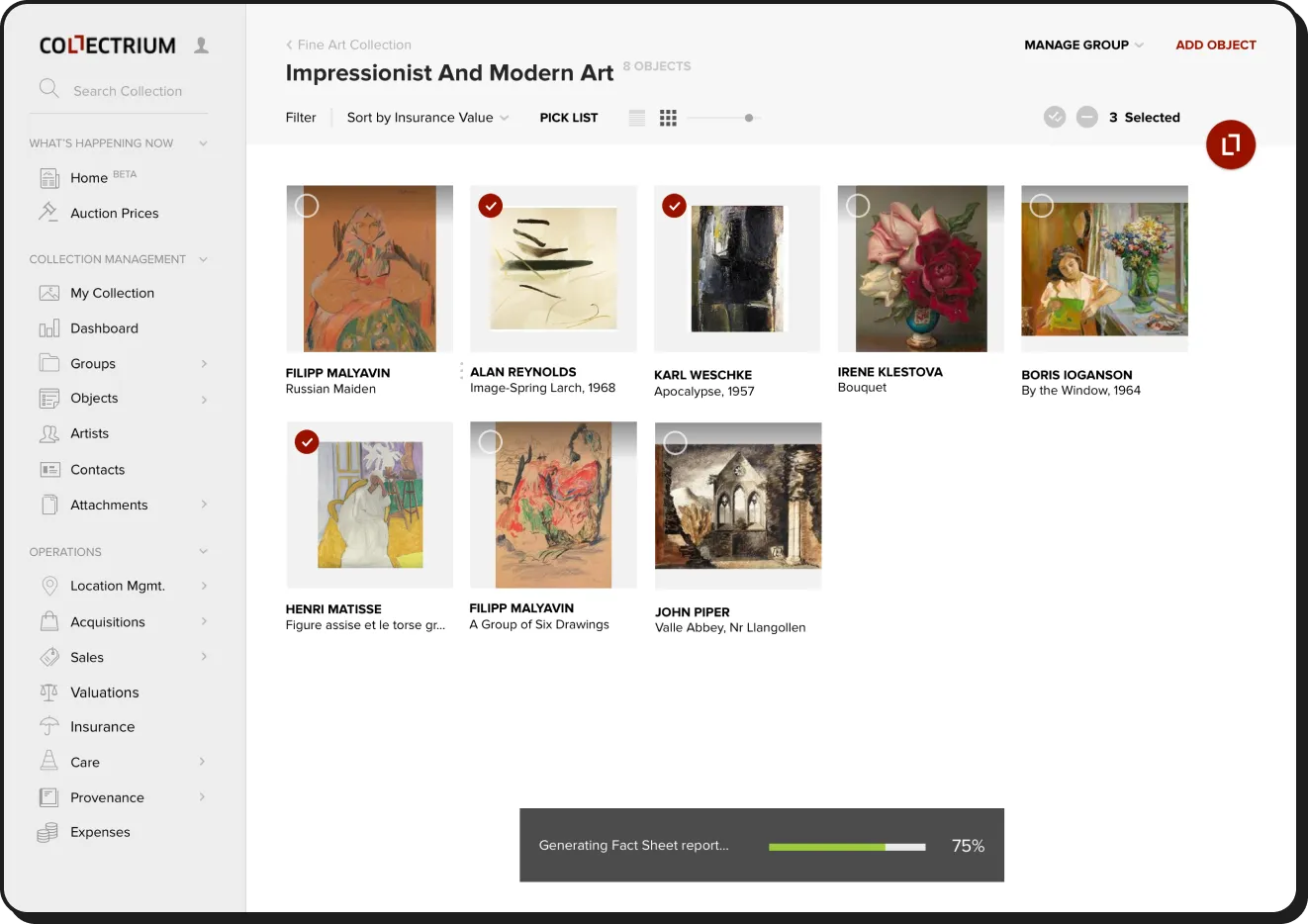 Art Collection Management Software - Case Study | Upsilon