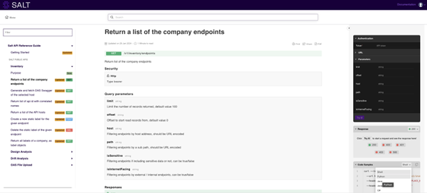 Introducing the Salt Developer Portal