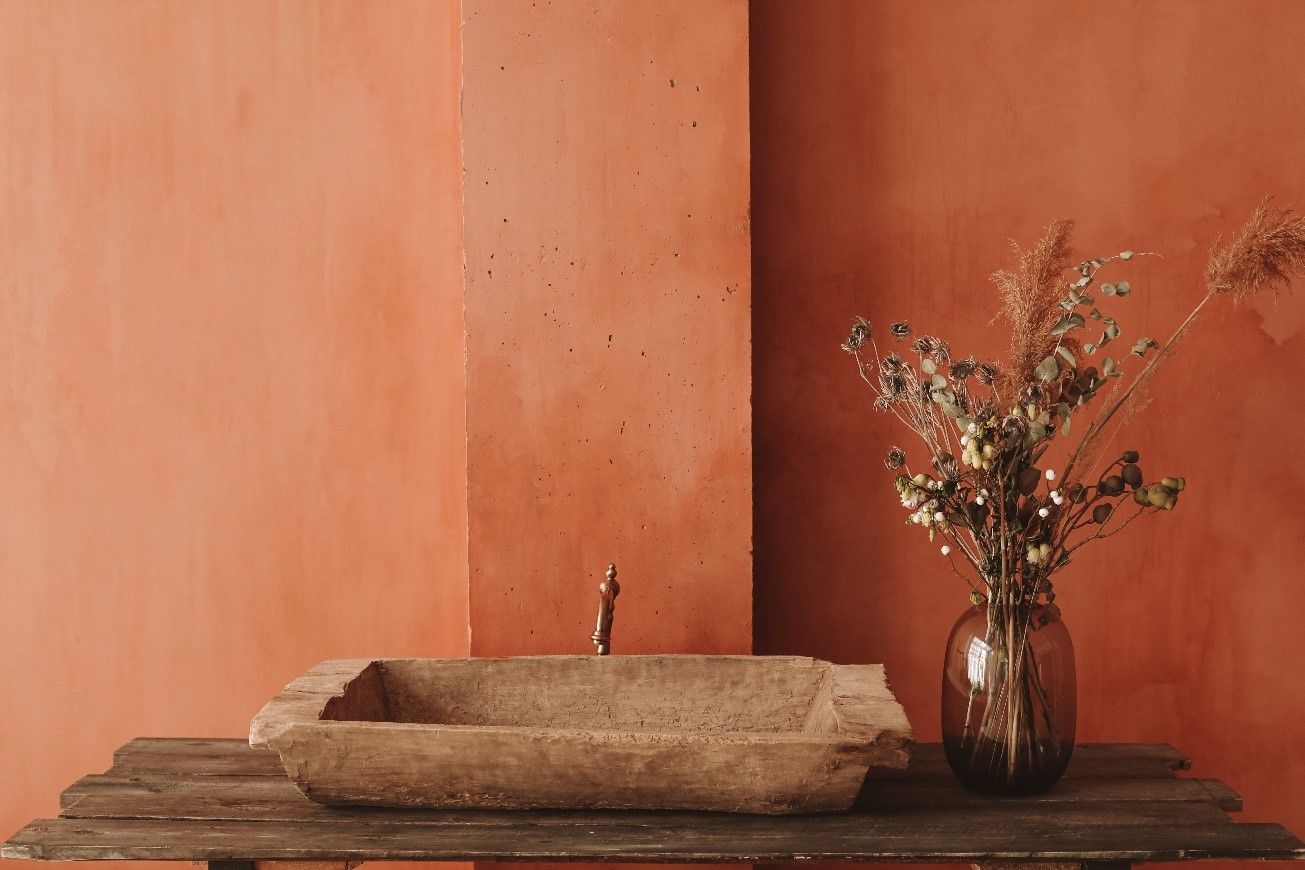 Rust Colored Bathroom