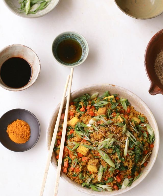 Turmeric Kale Fried Rice - Thrive Global