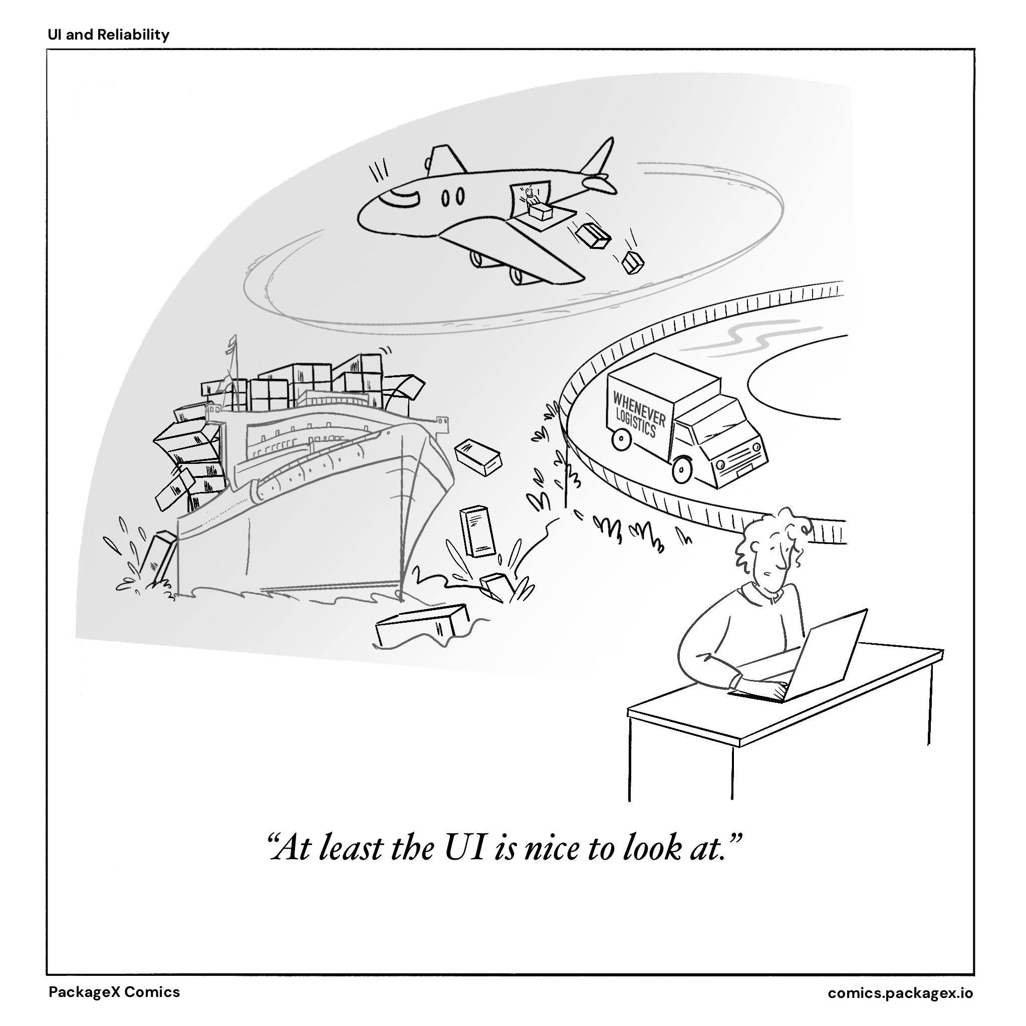 Striking the Right Balance with UI and Reliability in Logistics