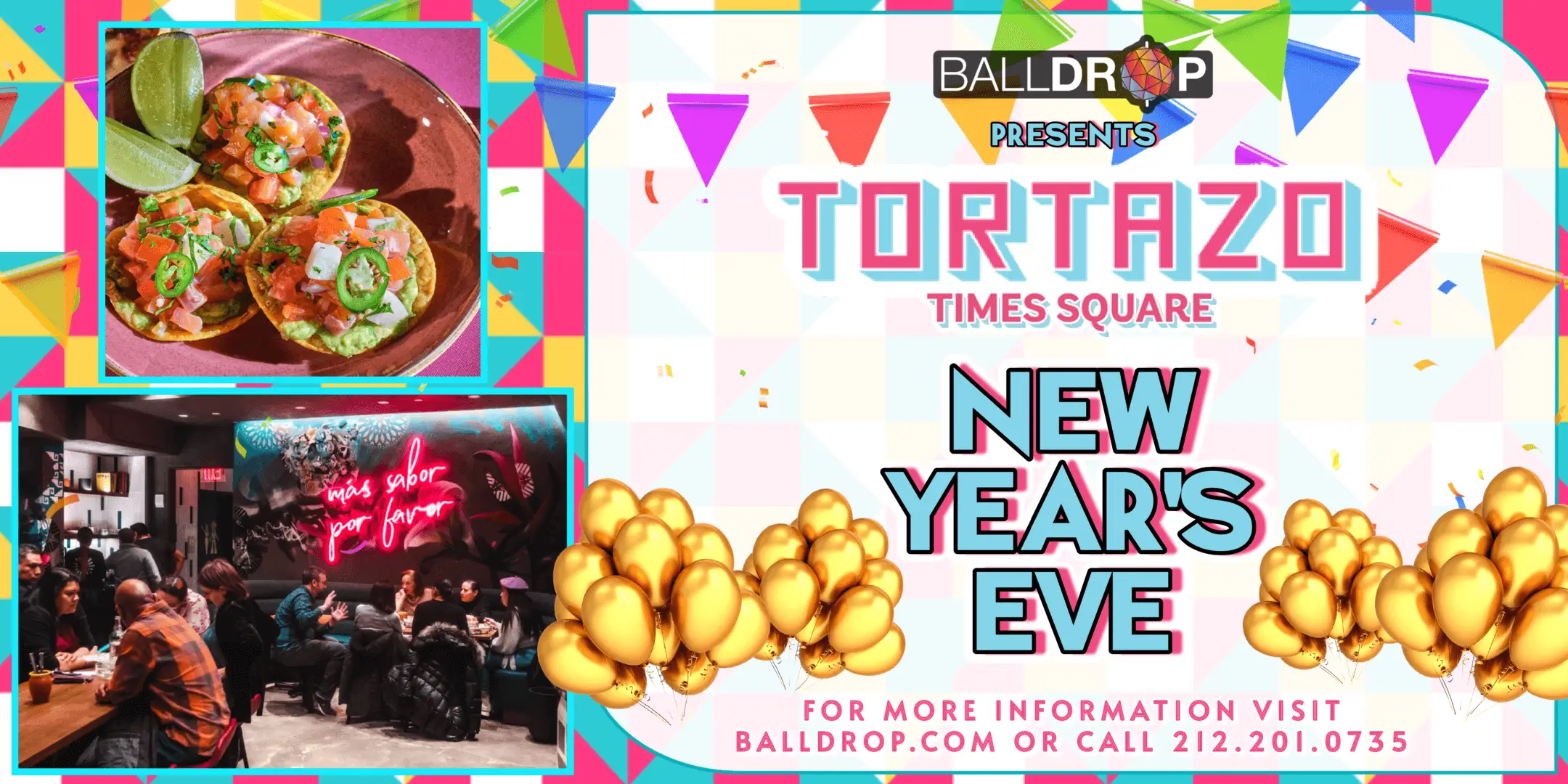 Tortazo Times Square NYC NYE Party | New York New Year's Eve 2025