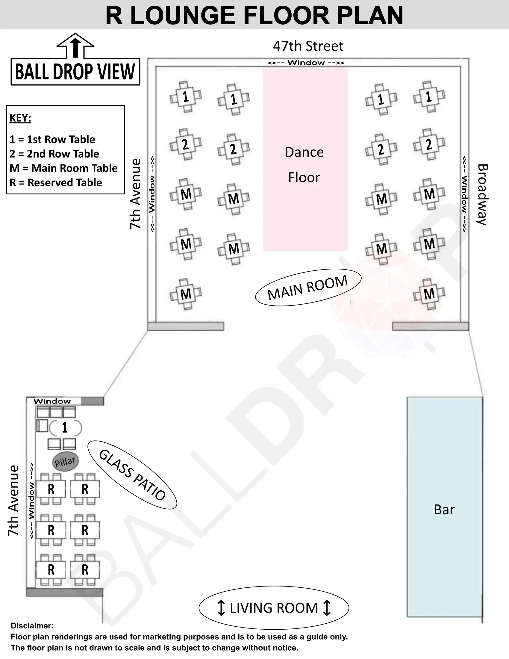 R Lounge NYC at Renaissance New York Times Square NYE Party | New York ...