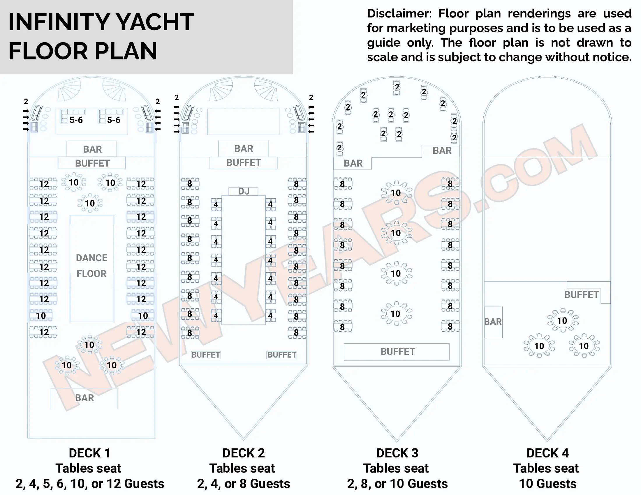 Hornblower Infinity NYE Party | New York New Year's Eve 2025