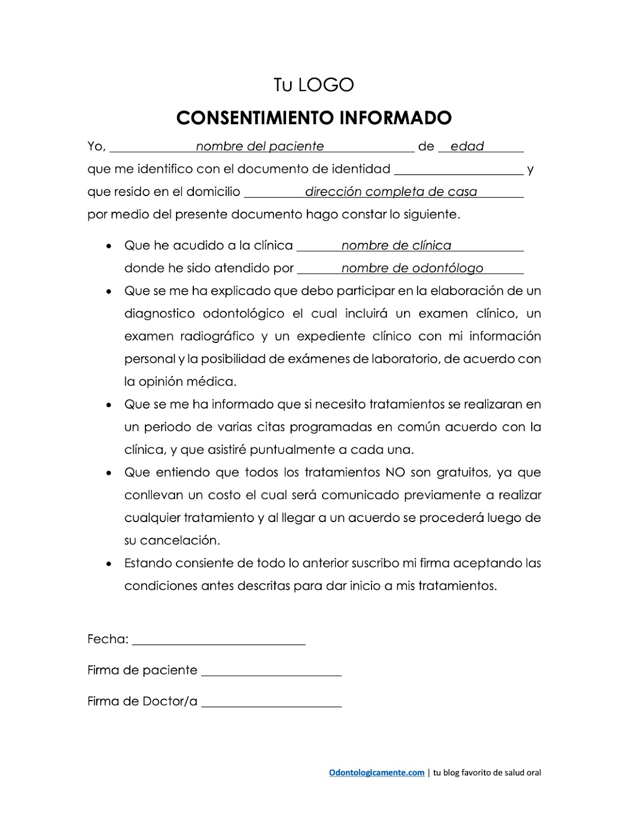 Consentimiento informado: Su importancia en la atención odontológica | FuturaLabs