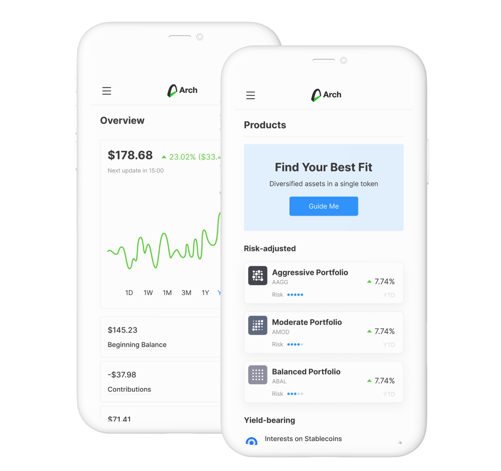Arch | A Diversified Crypto Portfolio in Minutes