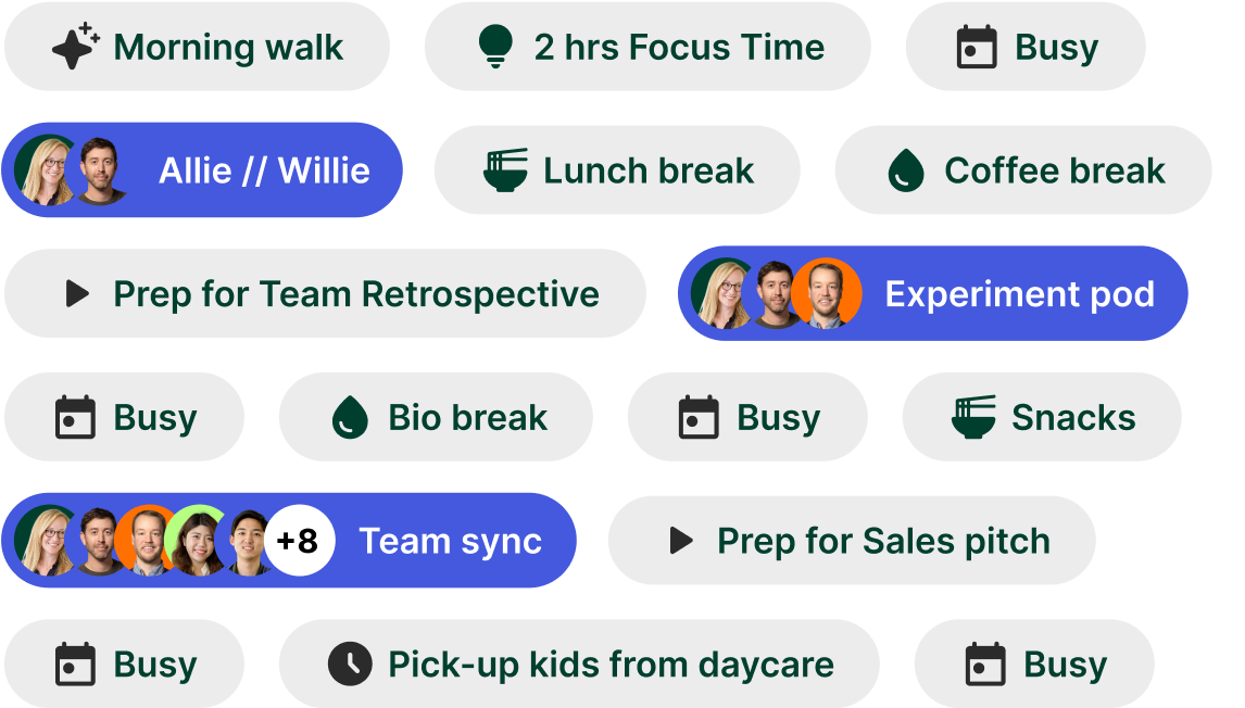 Solutions Overview | Improve Productivity & Time Management with Clockwise