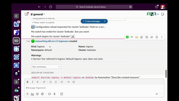 Collaborative Kubernetes Troubleshooting Platform | Botkube