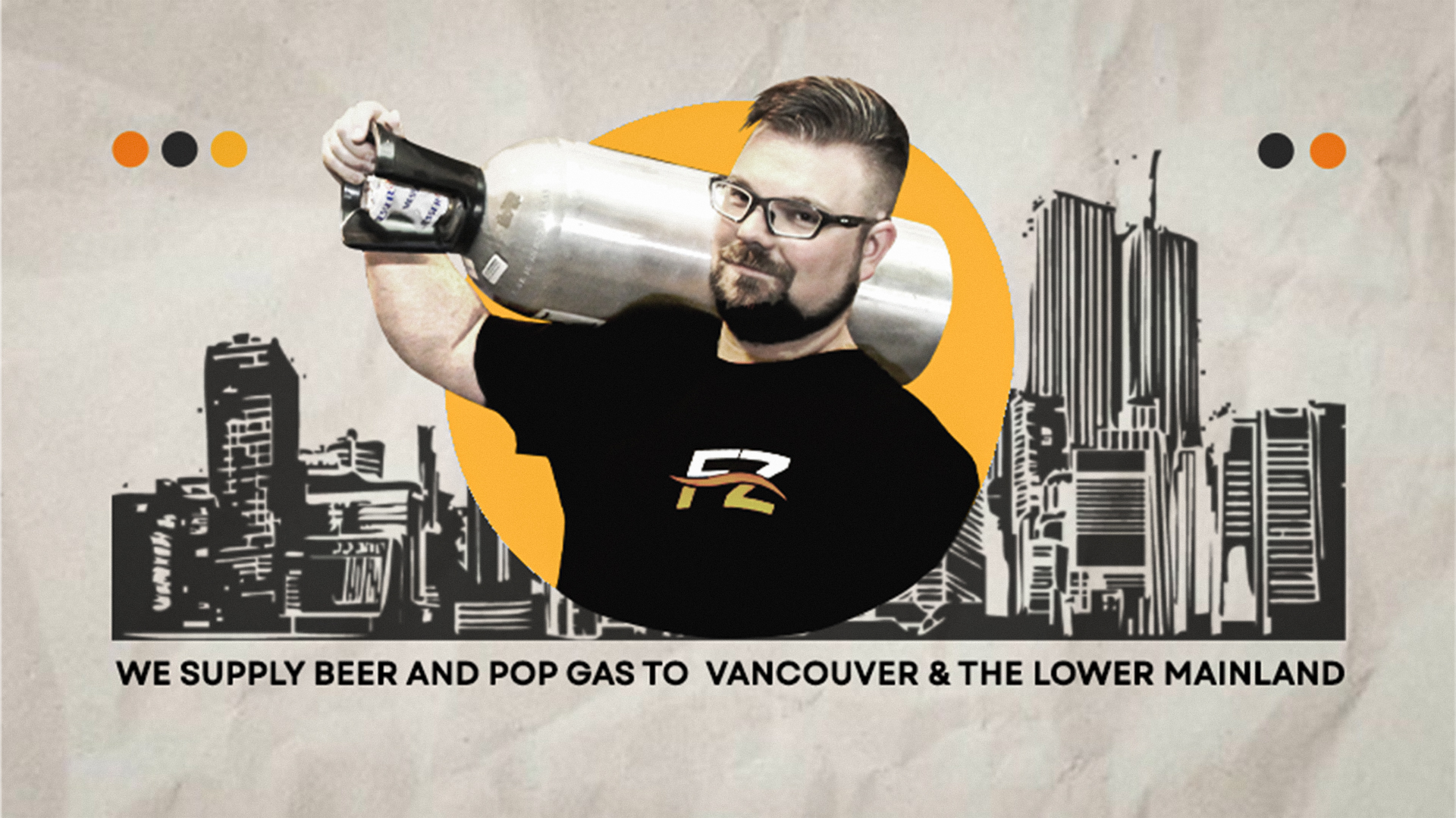 What is beer gas, and why is it essential for carbonated drinks