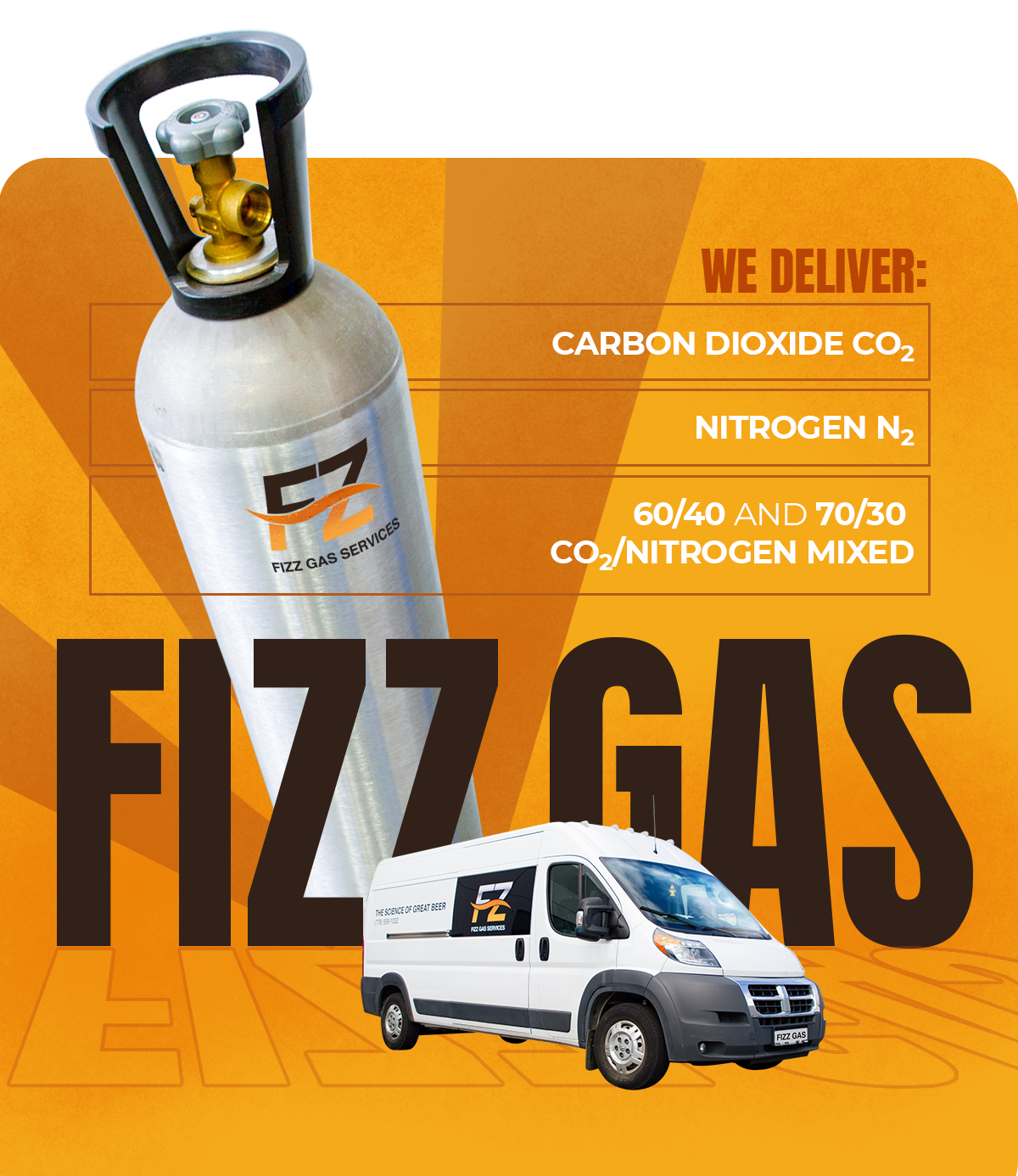 What is beer gas, and why is it essential for carbonated drinks