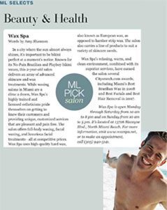 WAX SPA| North Miami waxing services about us