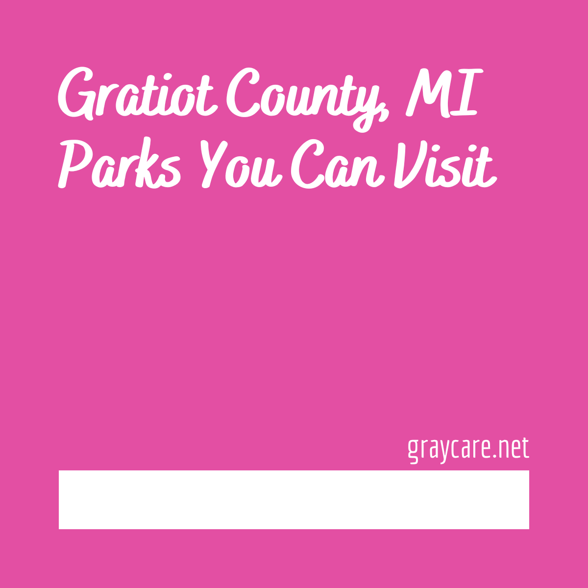 Public Parks in Gratiot County, Michigan | Graycare