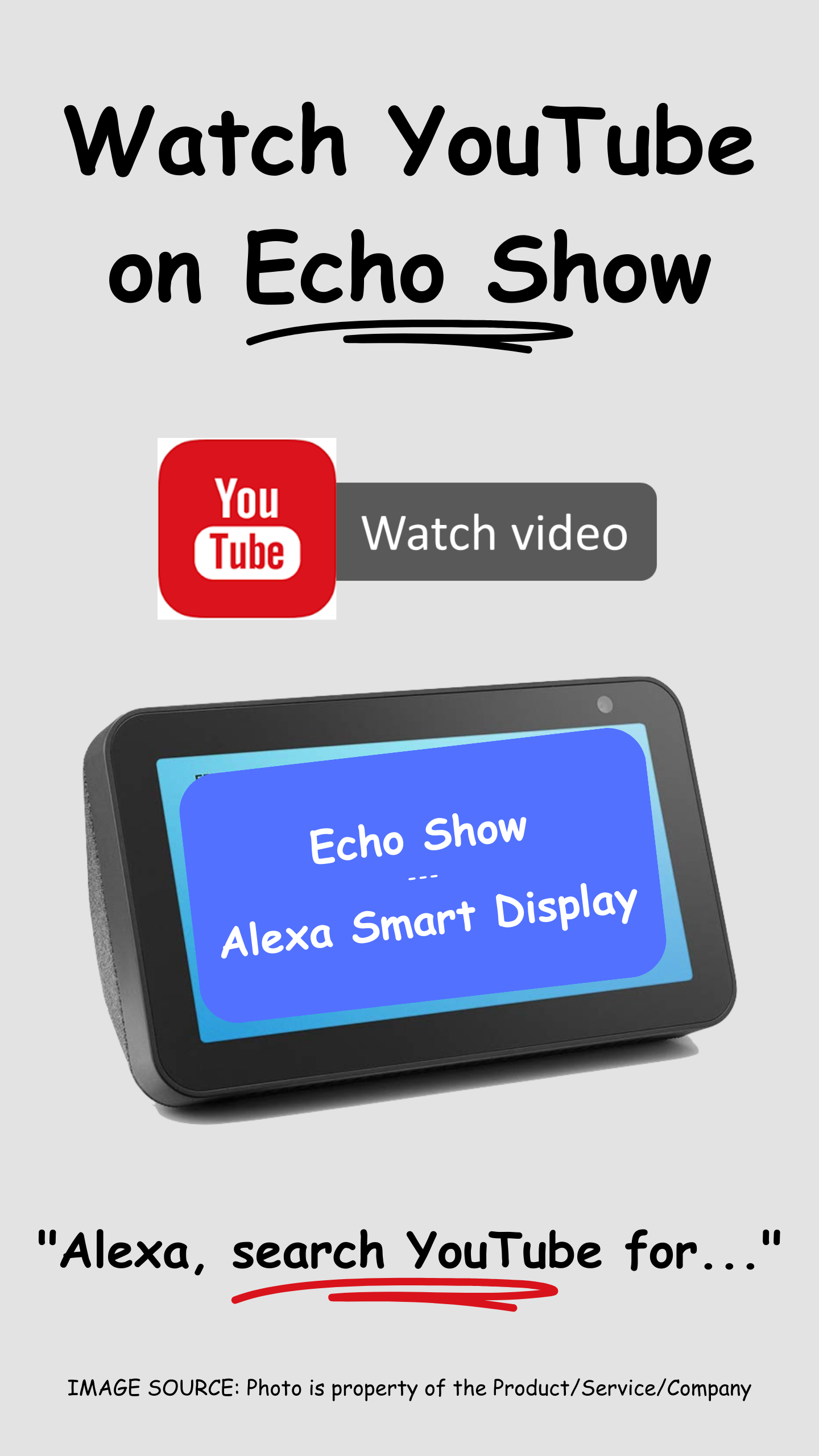 "Echo, Watch YouTube" Voice Commands to Find Videos | Graycare