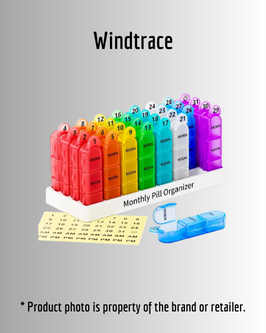 Best Monthly Pill Organizer for 4-Weeks Proper Medication | Graycare