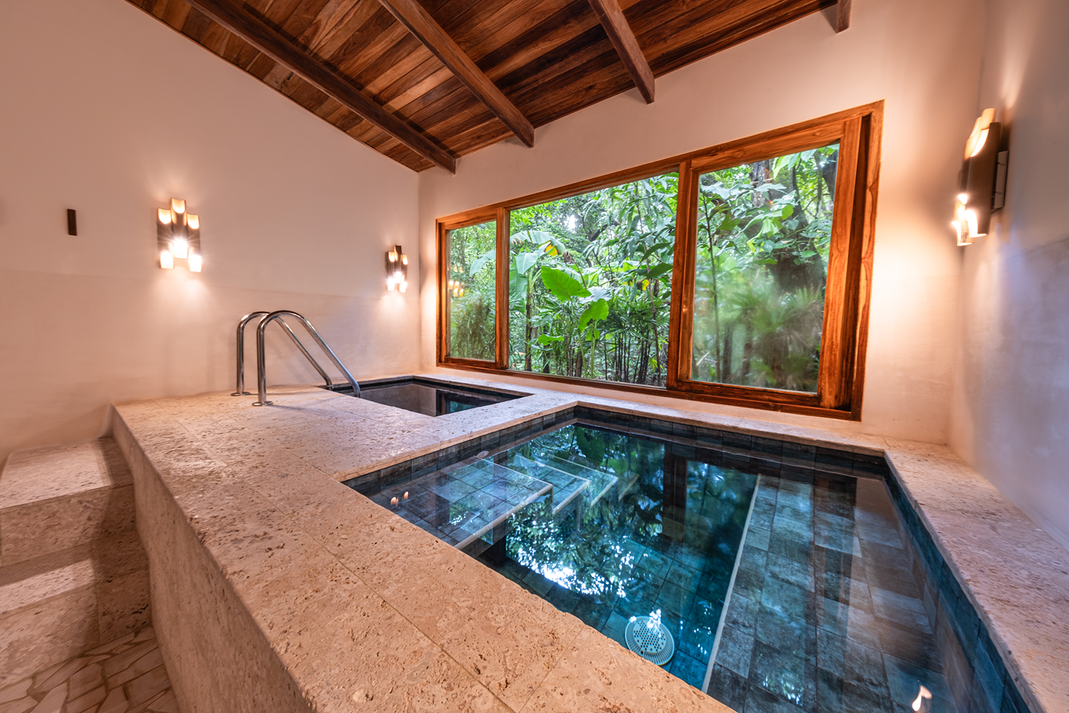 Sauna and Cold Pools