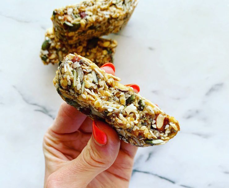 Raw Nut & Seed Snack Bars - Recipe - Natural Nourishment