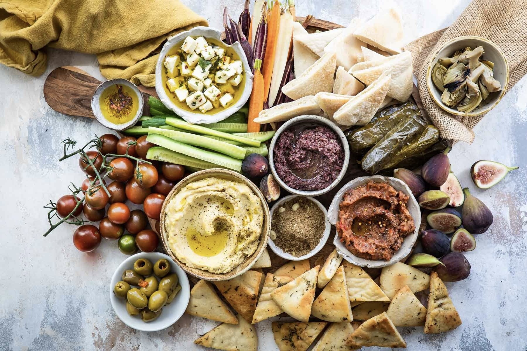 Make Your Own Mezze - Recipe - Natural Nourishment