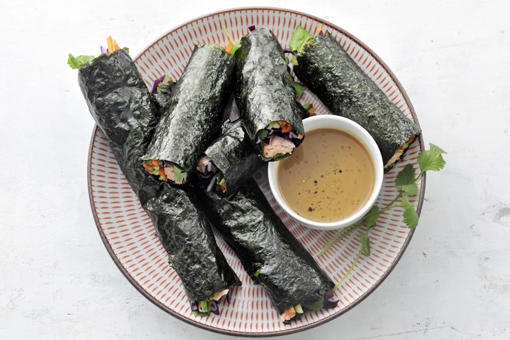 Salmon Spring Rolls - Recipe - Natural Nourishment