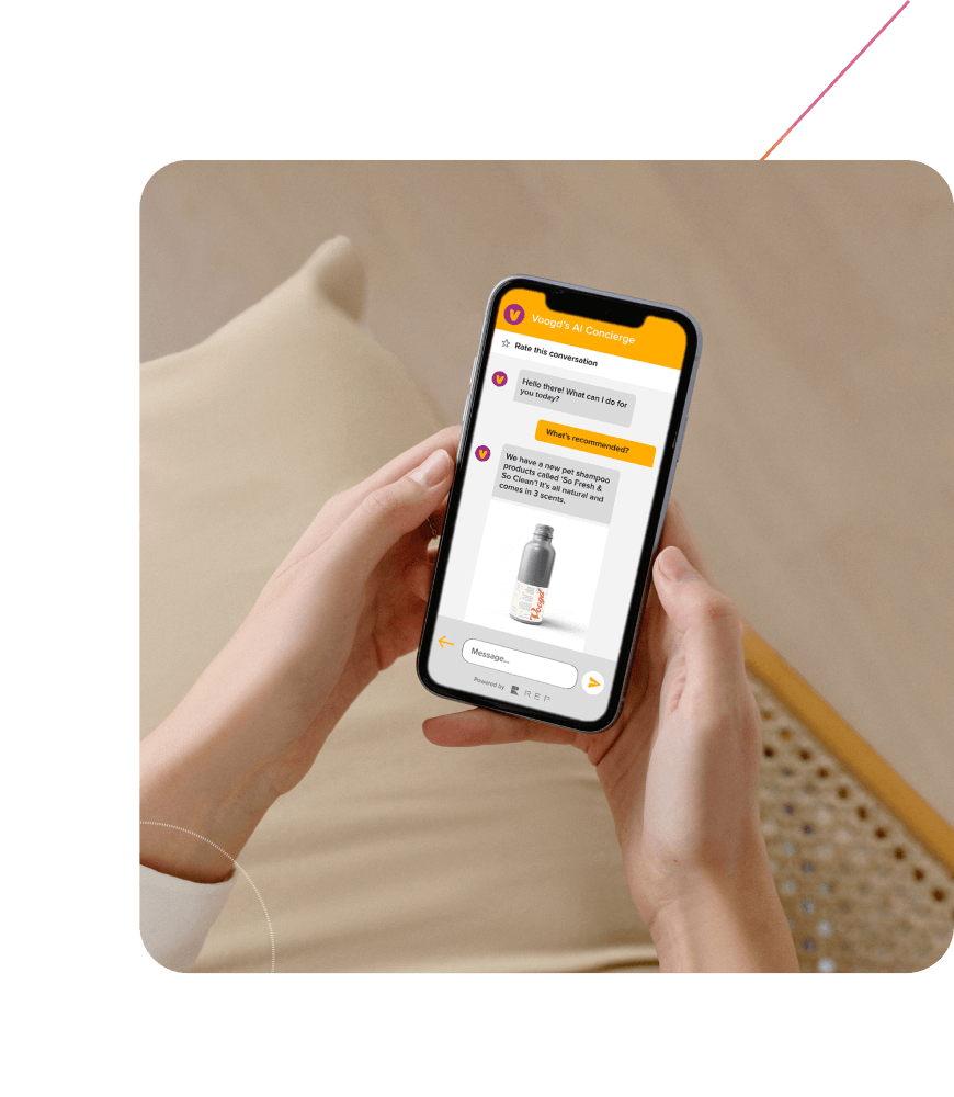 Rep AI: eCommerce Shopping Assistant Chatbot App for Shopify