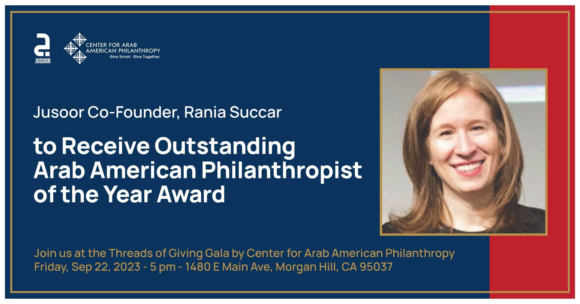 Rania Succar to Receive Arab American Philanthropy Award – Jusoor